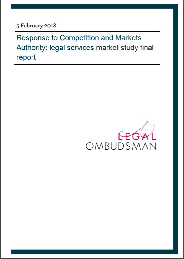 Legal Ombudsman responds to Competition and Markets Authority’s Legal ...